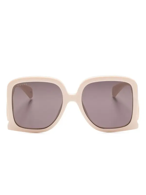 Gucci Oversize-frame Sunglasses - Neutrals