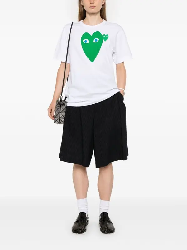 Play Comme Des Garcon Heart-print T-shirt
