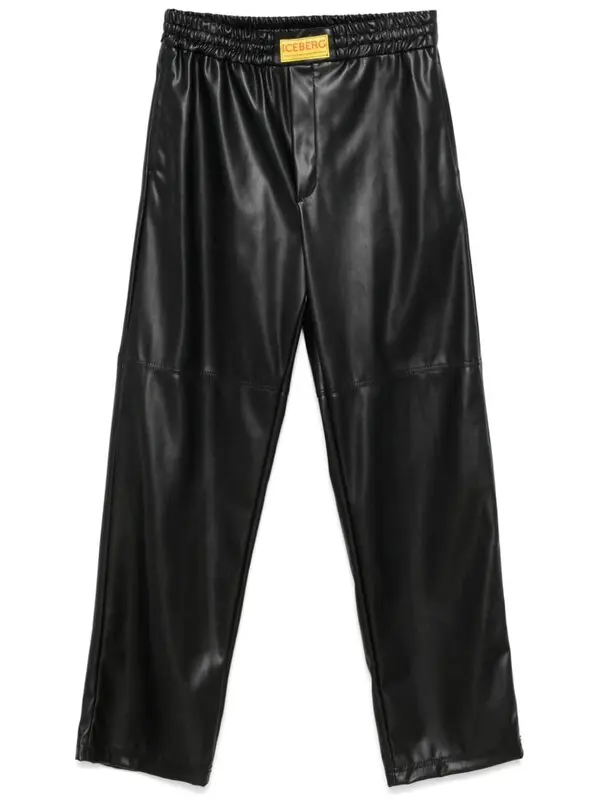Iceberg Faux-leather Trousers