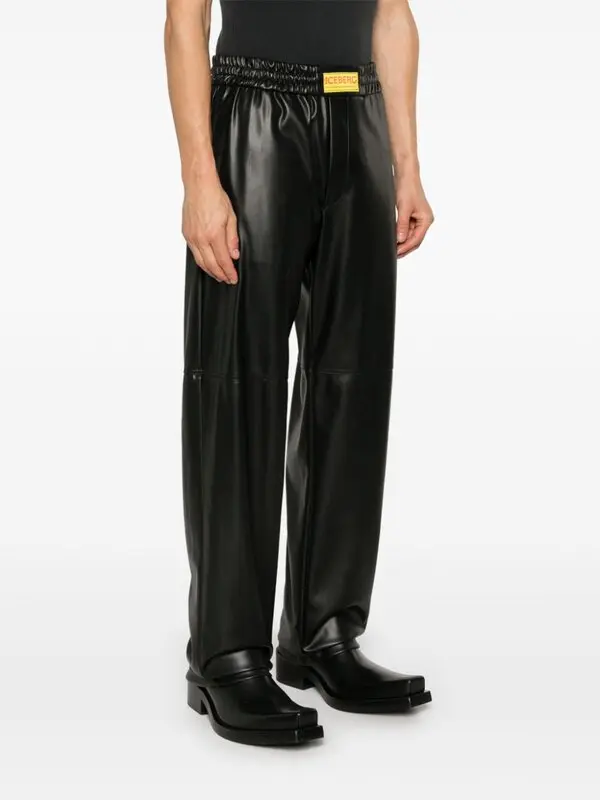Iceberg Faux-leather Trousers