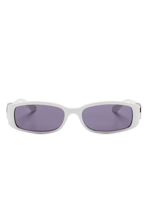 Gucci Rectangle-frame Sunglasses - White