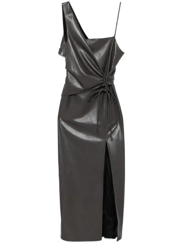 Nanushka Asymmetric Midi Dress