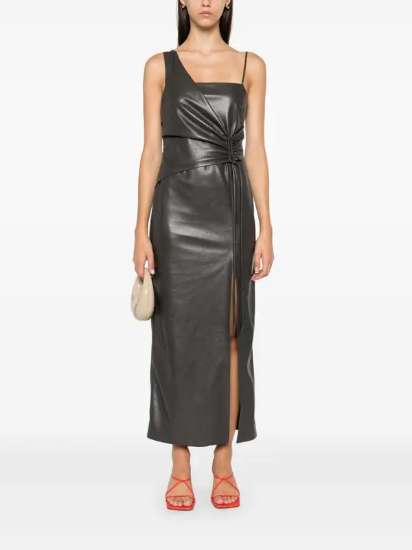 Nanushka Asymmetric Midi Dress