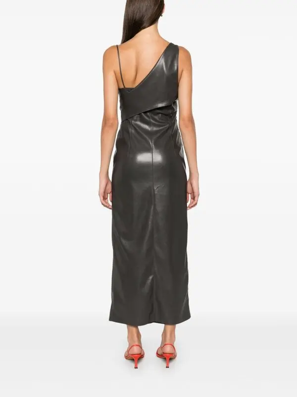 Nanushka Asymmetric Midi Dress