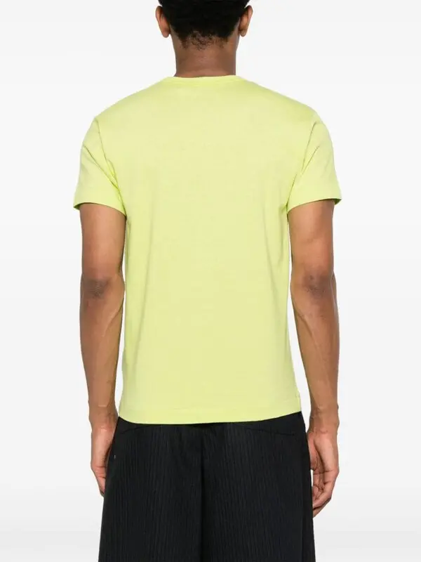 Play Comme Des Garcon Heart-patch T-shirt - Green