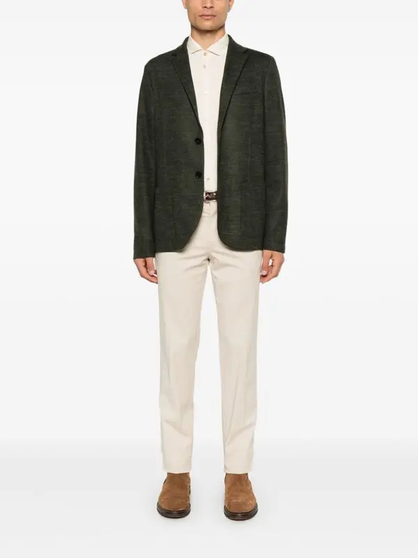 Harris Wharf London Mélange-effect Blazer