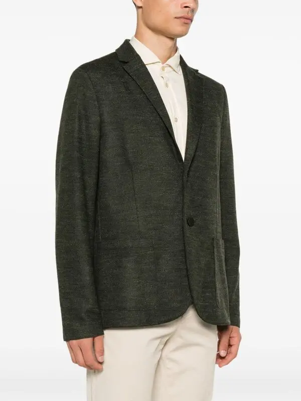 Harris Wharf London Mélange-effect Blazer