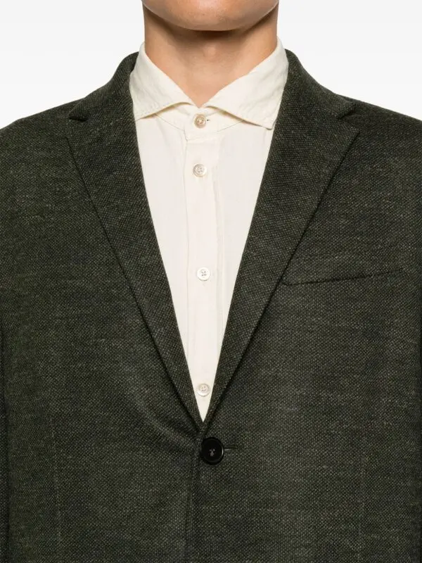 Harris Wharf London Mélange-effect Blazer
