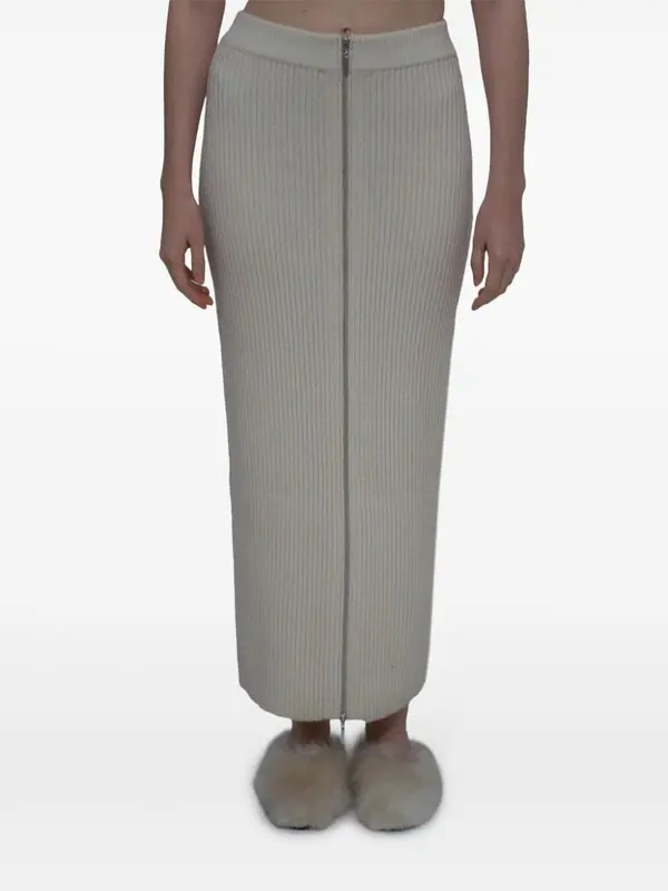 Rosetta Getty Wool-cashmere Skirt