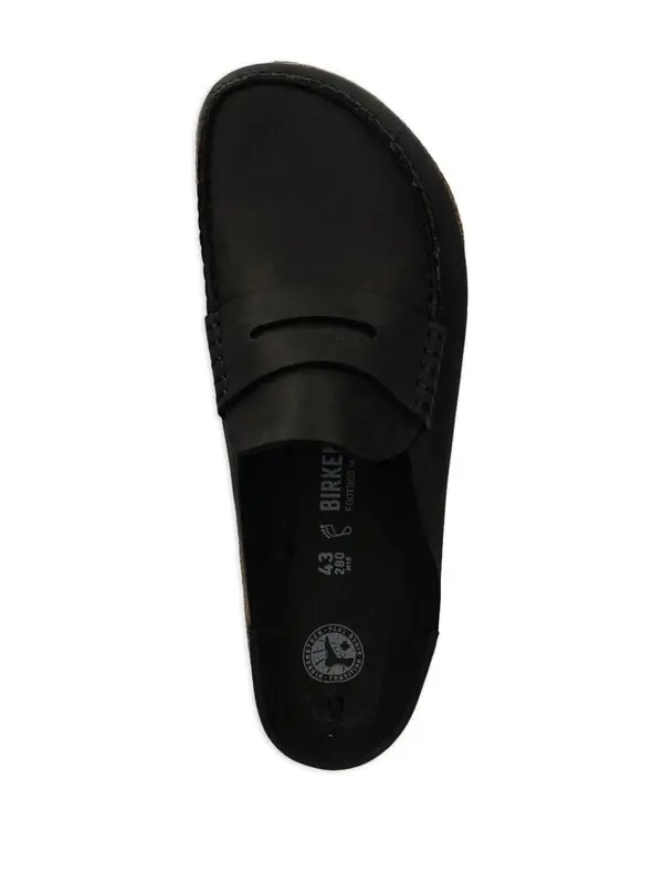 BIRKENSTOCK Suede Slippers - Black