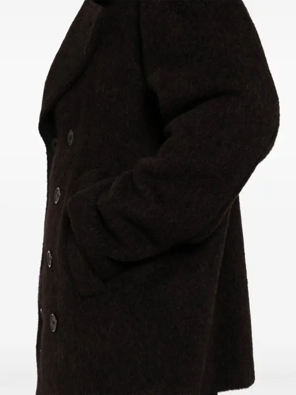Dolce & Gabbana Double-breasted Melange Coat