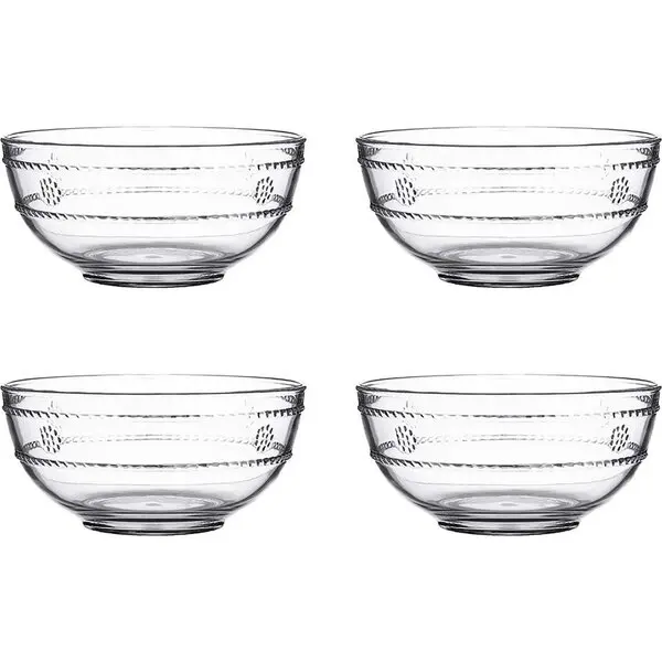 JULISKA Isabella Set Of 4 Acrylic Berry Bowls - Clear