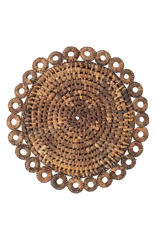 JULISKA Rustic Ring Set Of 4 Placemats - Natural