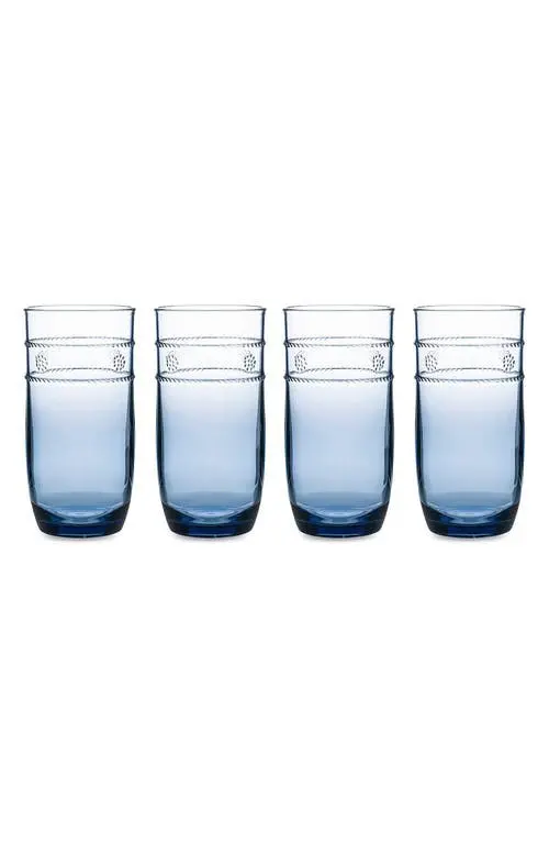 JULISKA Isabella Set Of 4 Acrylic Large Tumblers - Blue