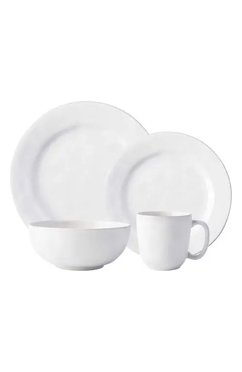JULISKA Puro 4-piece Place Setting - Whitewash