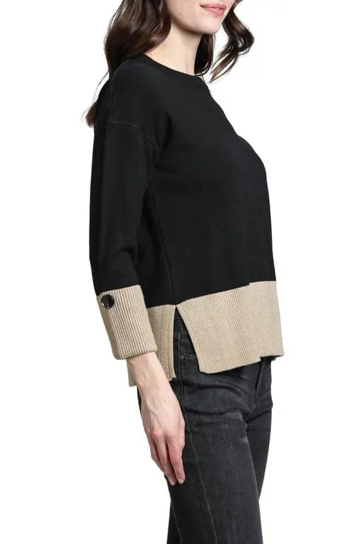 APNY Color Block Knit Sweater