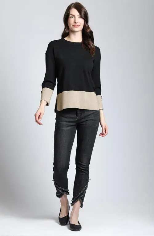 APNY Color Block Knit Sweater