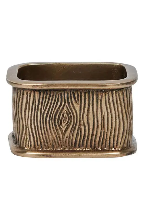 JULISKA Blenheim Oak Set Of 4 Napkin Rings