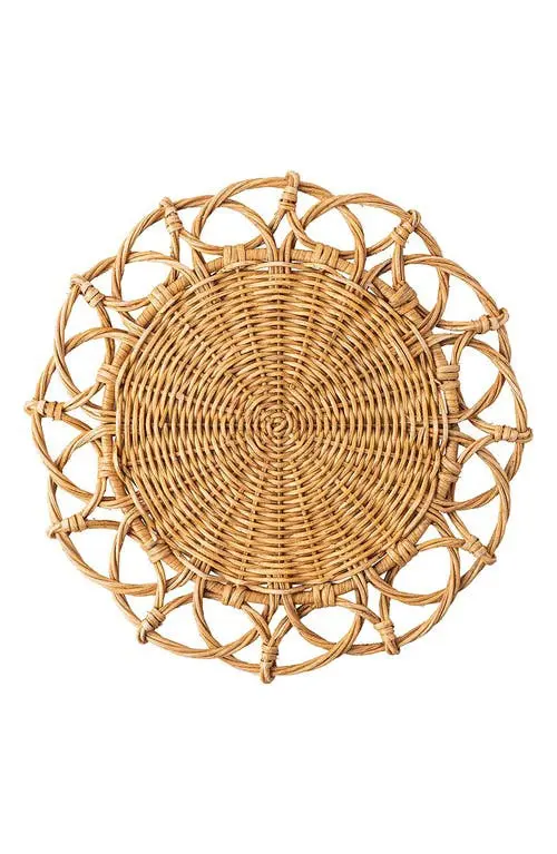 JULISKA Provence Set Of 4 Rattan Placemats - Natural