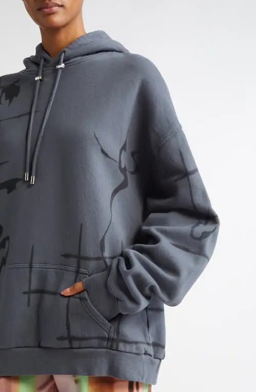 Collina Strada Bear Hoodie In Charcoal - 60% Off | Editorialist