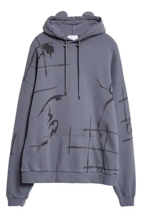 Collina Strada Bear Hoodie In Charcoal - 60% Off | Editorialist