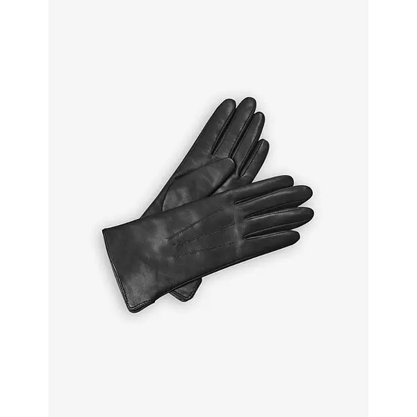 ASPINAL OF LONDON Leather Gloves - Black