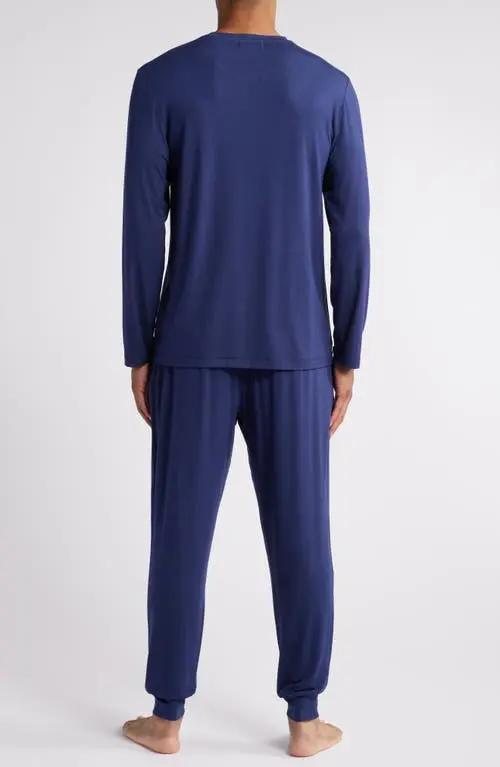 Nordstrom Moonlight Modal Blend Pajamas - Navy Peacoat