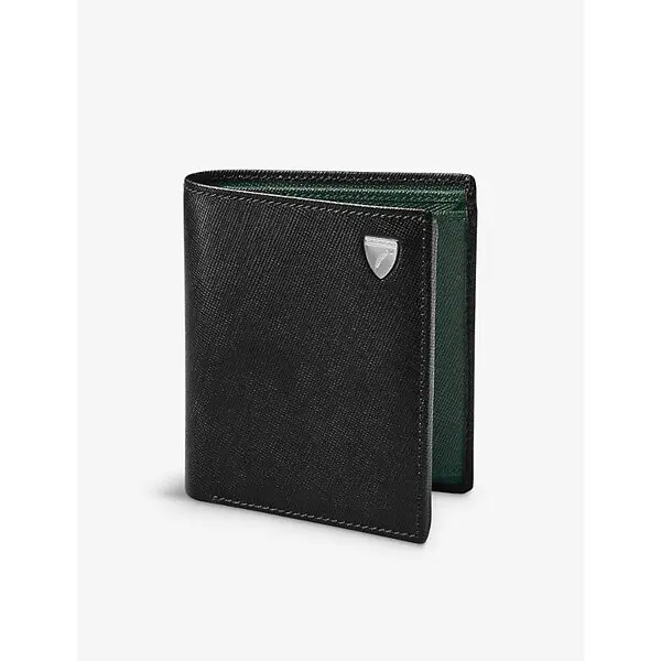 ASPINAL OF LONDON Billfold Logo-embellished Leather Wallet
