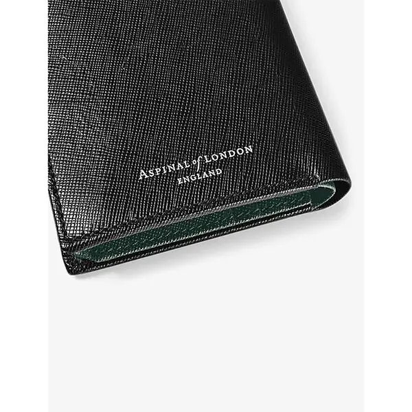 ASPINAL OF LONDON Billfold Logo-embellished Leather Wallet