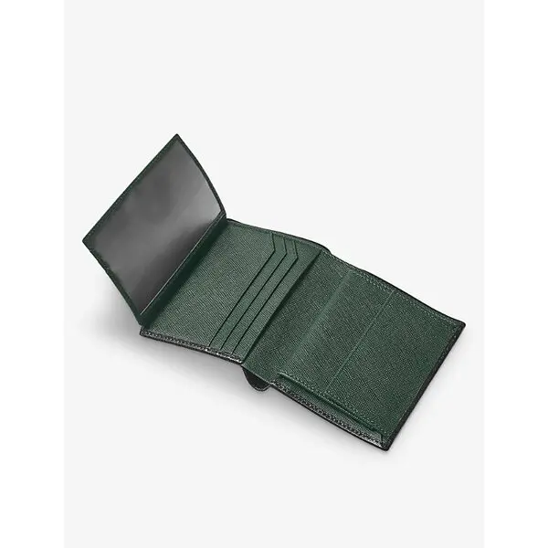 ASPINAL OF LONDON Billfold Logo-embellished Leather Wallet