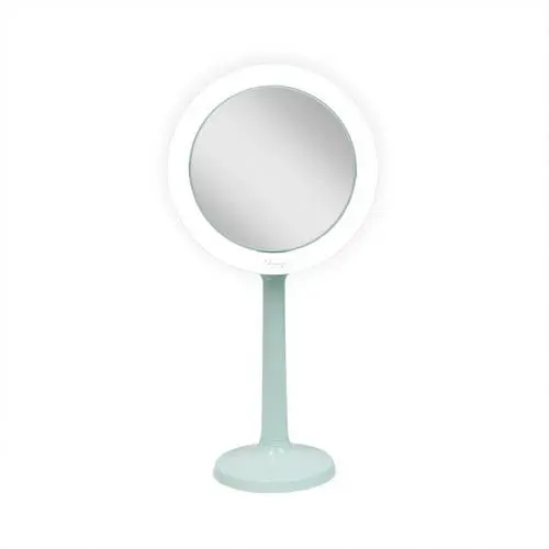 ZADRO Hudson Lighted Makeup Mirror With 8x/1x Magnifications & Suction Cup - Seafoam