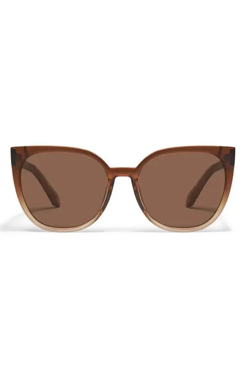 Quay Australia Staycation Cat Eye Sunglasses - Coffee Oat/brown