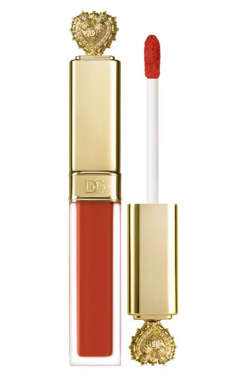 Dolce & Gabbana Everkiss Liquid Lip No Transfer Soft Matte Liquid Lipstick - 300 Happiness