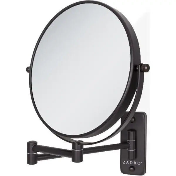 ZADRO Wall Mounted Makeup Mirror With 8x/1x Magnifications - Oil-rubbed Bronze