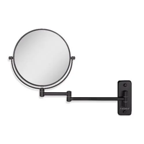 ZADRO Wall Mounted Makeup Mirror With 8x/1x Magnifications - Oil-rubbed Bronze