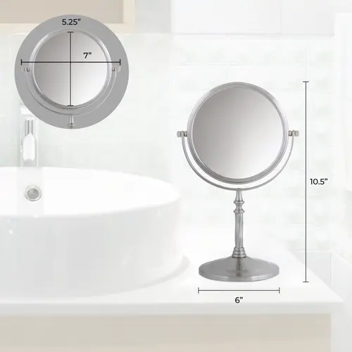ZADRO Makeup Mirror With 5x/1x Magnifications