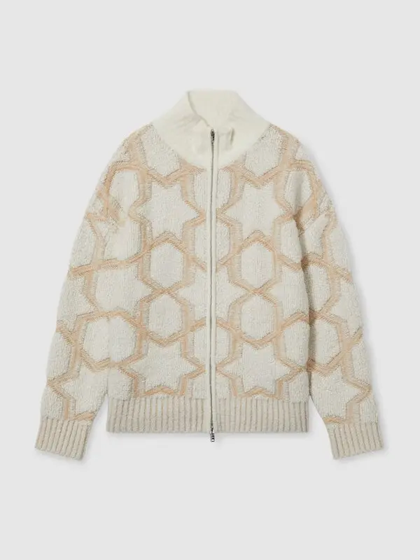 Les 100 Ciels Cashmere-blend Bouclé Jacket