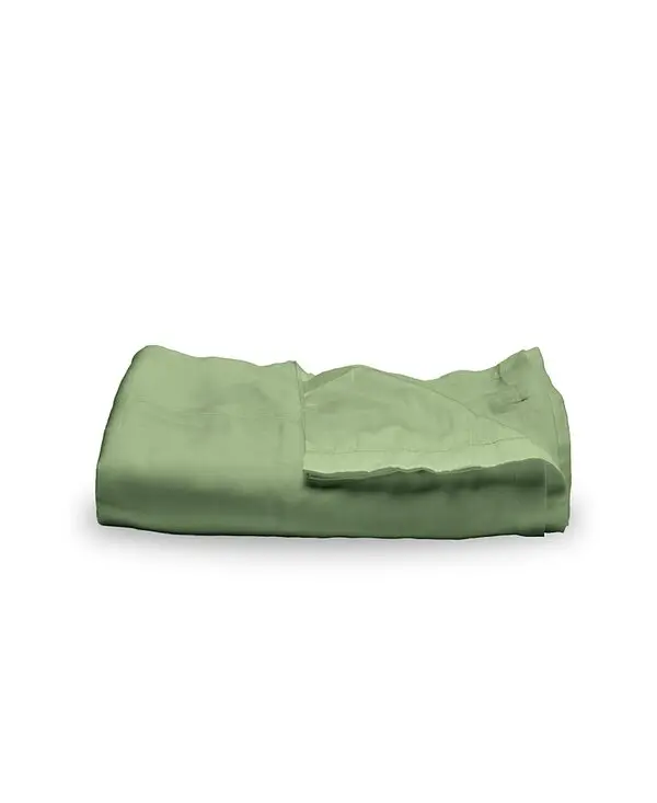 ETTITUDE Luxe Cleanbamboo Sateen+ Flat Sheet, Queen - Fern