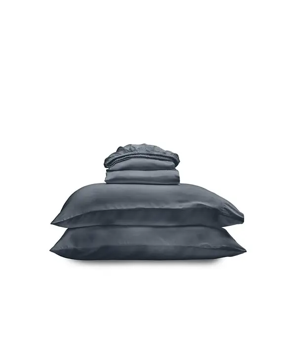 ETTITUDE Luxe Cleanbamboo Sateen+ Sheet Set - Indigo