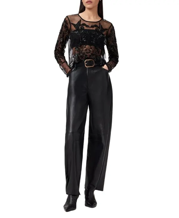 ALLSAINTS Greta Embellished Top