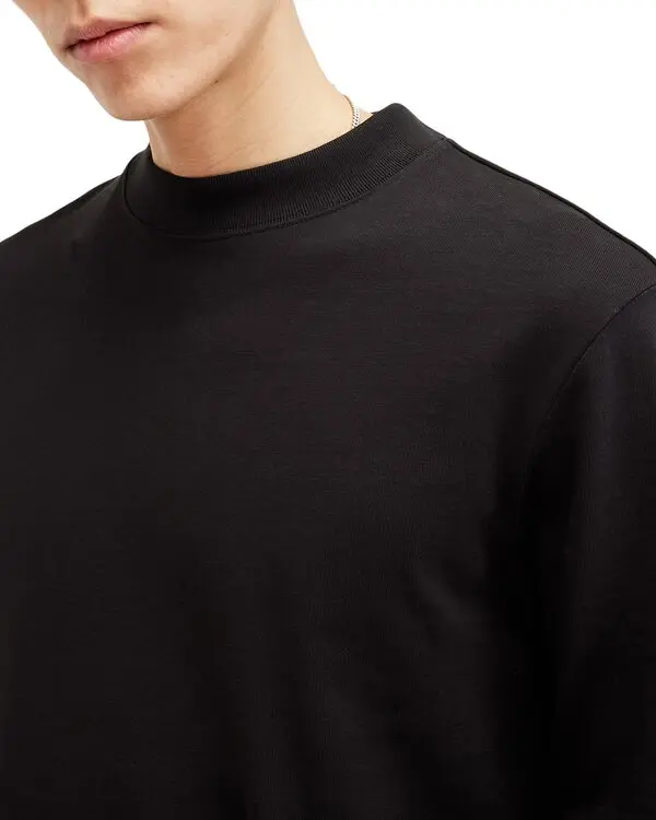 ALLSAINTS Nero Cotton Relaxed Fit Tee - Jet Black