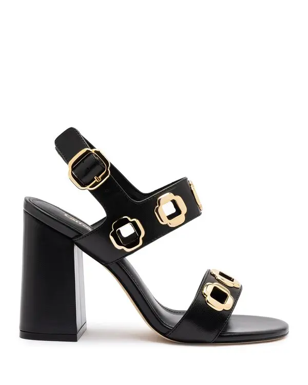 Larroude Milan Studded Stappy High Heel Sandals