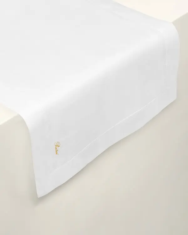 PRATESI Bianchissima Table Runner, 15 X 108