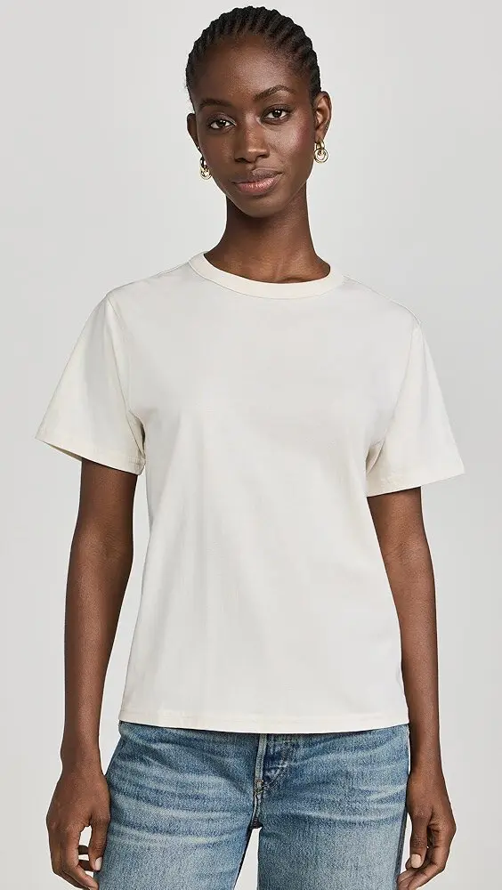Sold Out NYC Lightweight Jersey Crewneck T-shirt - Cream