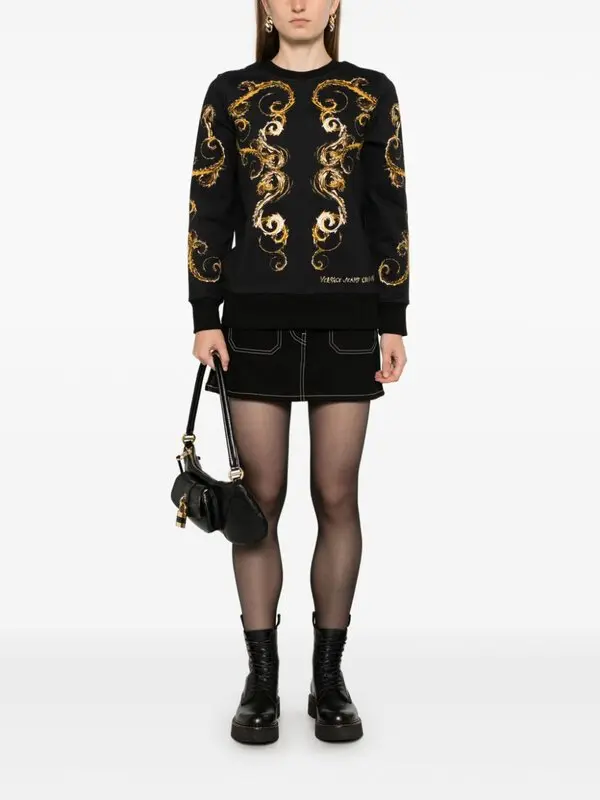 Versace Barocco Print Sweatshirt