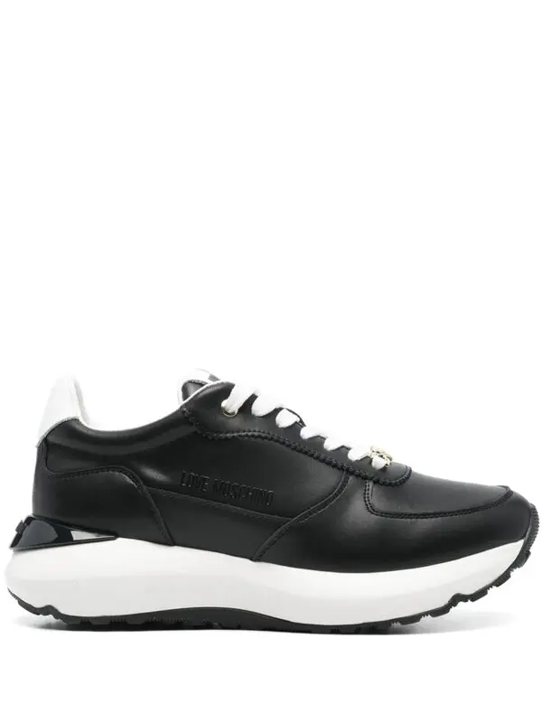 Moschino Leather Sneakers