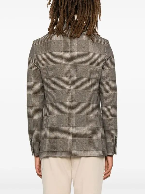 CIRCOLO 1901 Prince-of-wales-check Blazer - Brown