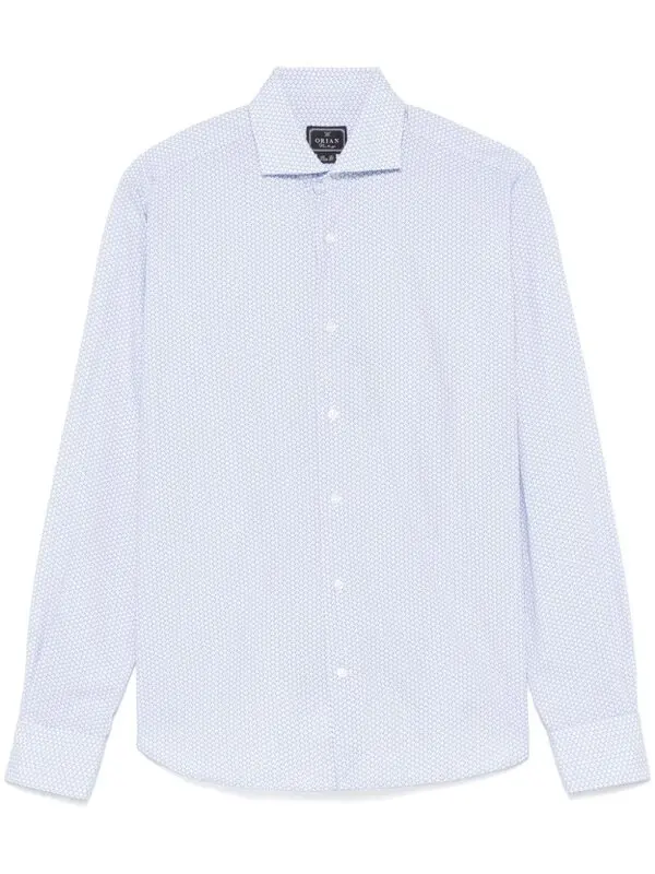 ORIAN Graphic Print Shirt - Blue