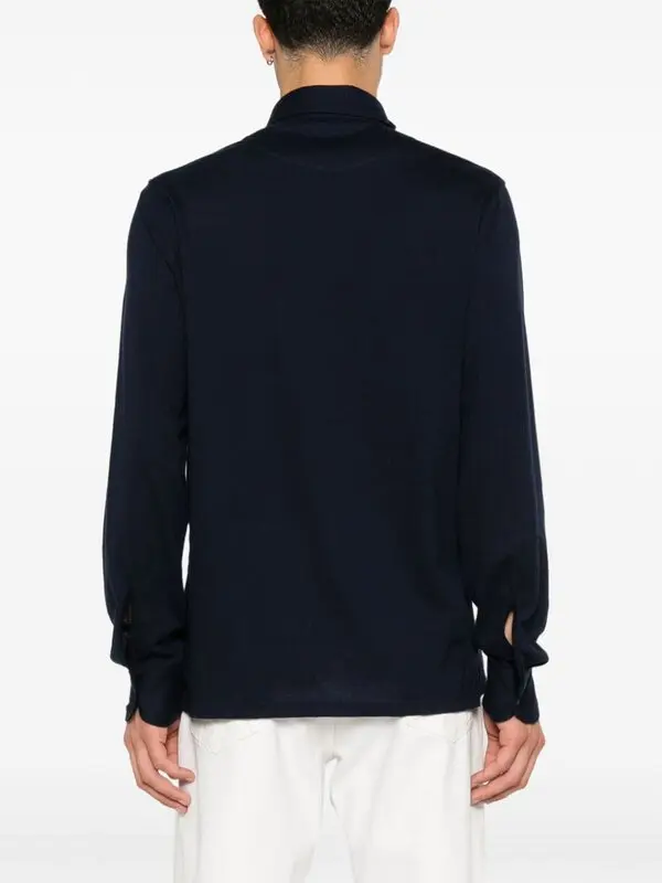 ORIAN Jersey Polo Shirt - Blue