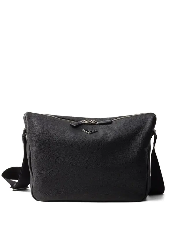 Prada Leather Shoulder Bag - Black